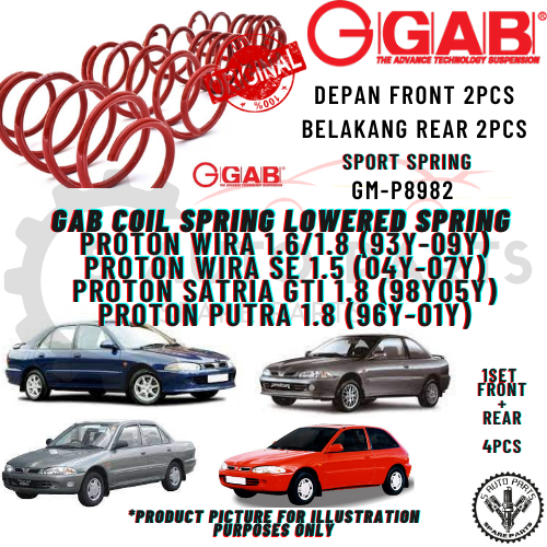 PROTON WIRA / WIRA SE / SATRIA / PUTRA (SET-PCS4 ) GAB SUPER SPORT ...