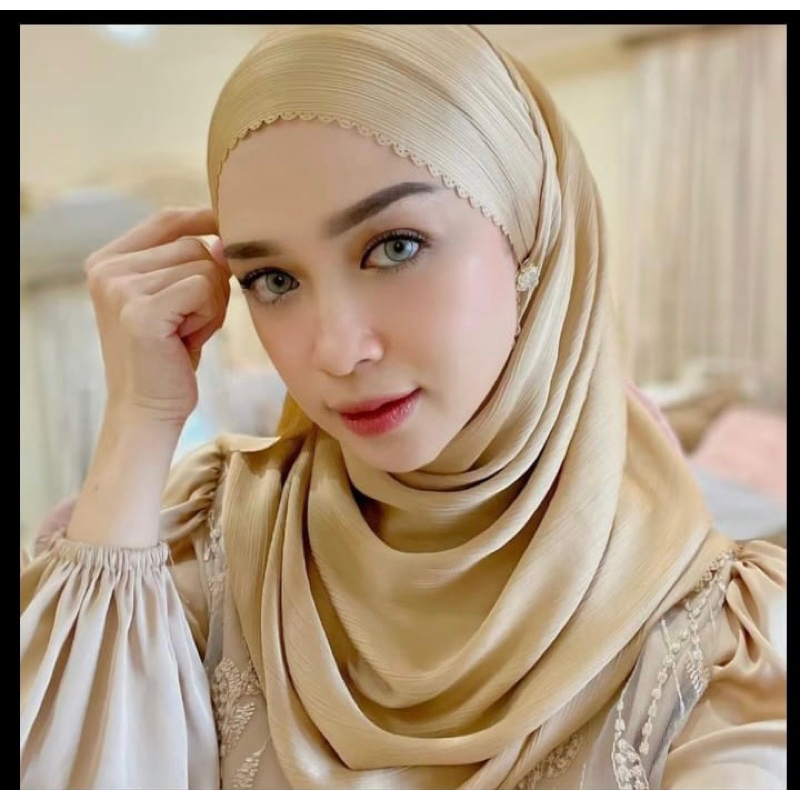 Shawl shimmer laser cut | Shawl lasercut shawl raya | Shopee Malaysia
