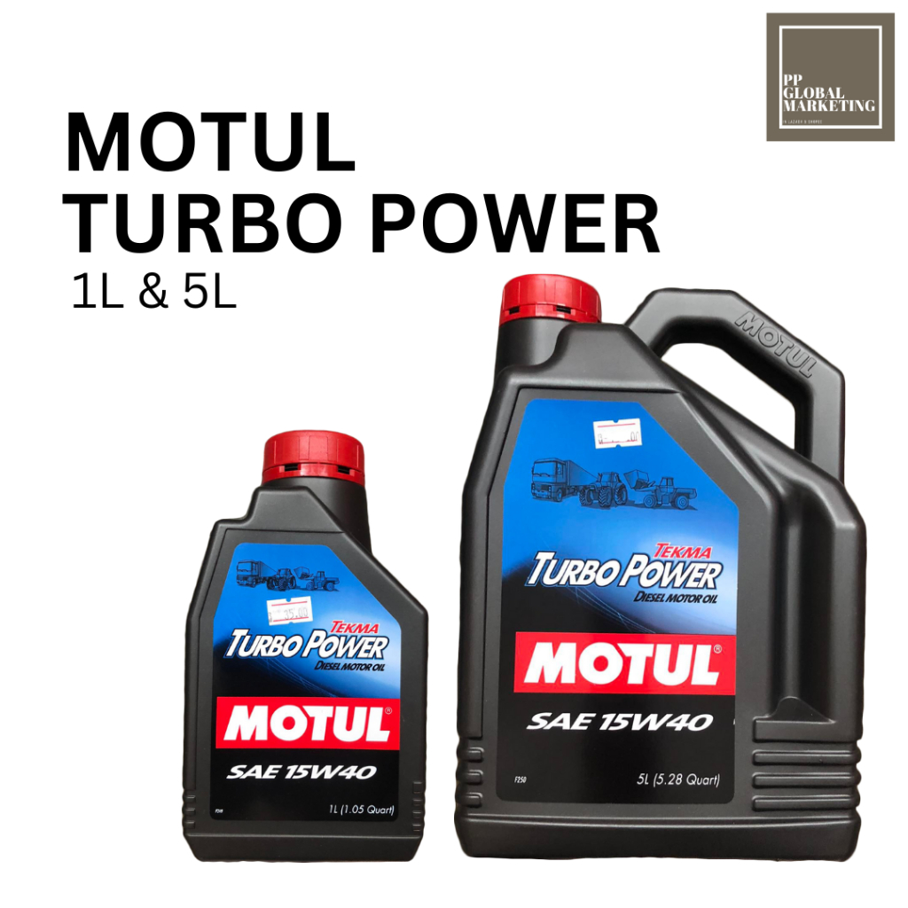 MOTUL TURBO POWER | 1L & 5L | MOTUL ORIGINAL | Shopee Malaysia