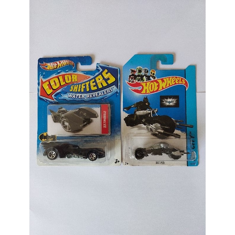 Hotwheels Batmobile Colour Color Shifters The Dark Knight Bat Pod ...