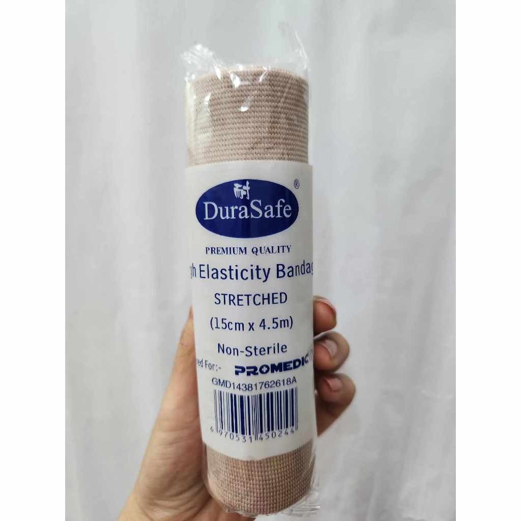 DURASAFE High Elasticity Bandage (Stretched) 15cm x 4.5m (1pc/pkt ...