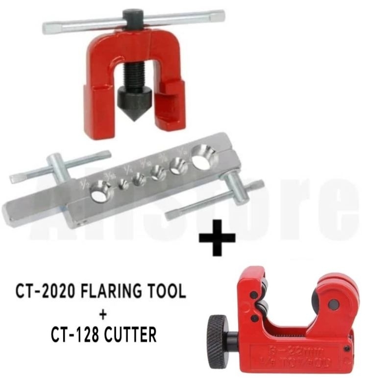 ALi Flaring Tool Copper Pipe Expanding Tool Stretcher Tool Set Manual ...