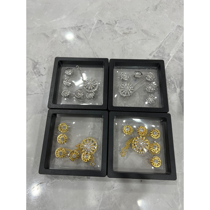 NEW DESIGN!! BUTANG BAJU MELAYU BULAN BINTANG BERANTAI 5PCS+1PCS SEKALI ...