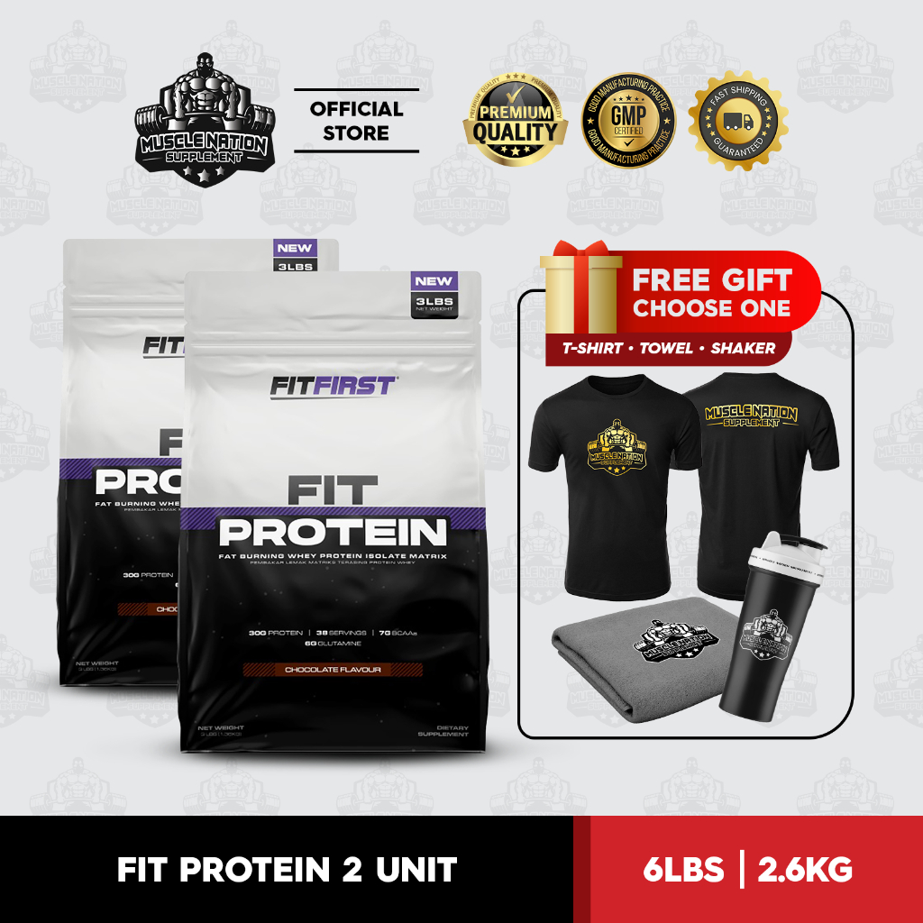 Fit First Fit Protein Whey x 2 Pack + (FREE GIFT🎁) | Shopee Malaysia