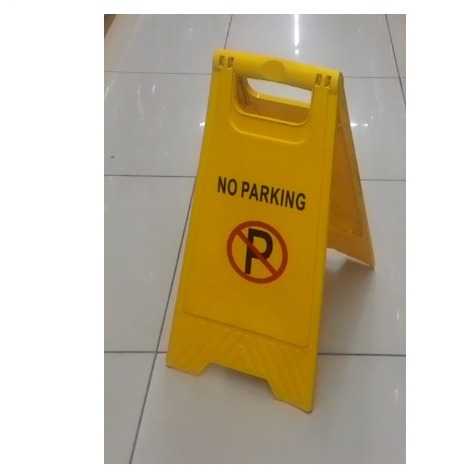 Papan Tanda Bahaya Awas Amaran Lantai Basah Licin Wet Floor Caution No ...