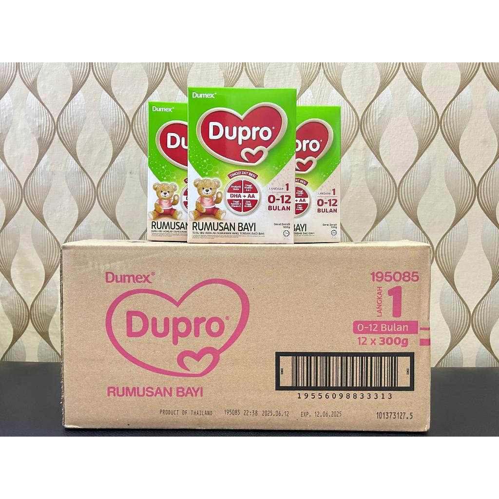 DUMEX DUPRO STEP 1, 0-12MONTH 300G, 1 KARTON = 12 BOX | Shopee Malaysia