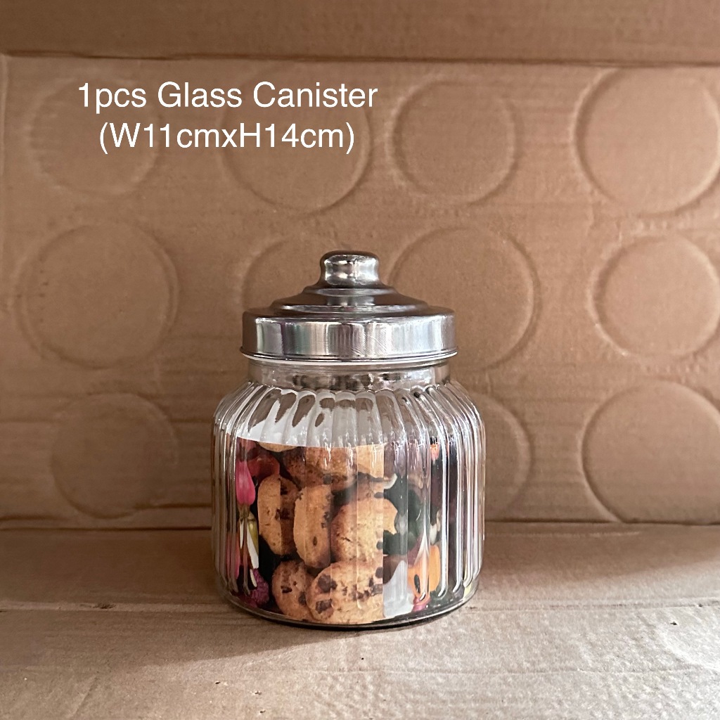 Balang Kuih Raya Kedap Udara / Glass Canister Jar / Balang Kaca / Bekas ...