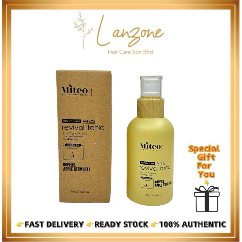 [ FREE GIFT 🎁] Miteo Revival Hair Tonic Thinning Hair Hair Loss Tonik ...