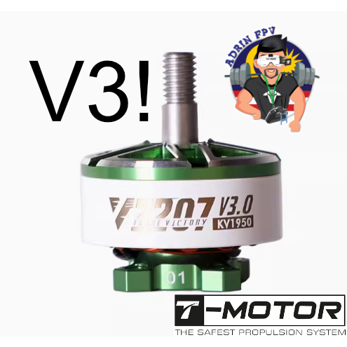 4pcs TMOTOR Velox V2207 V3 Brushless Drone Motor FPV T-motor RC 6S 4s 1950kv 2550kv | Shopee ...