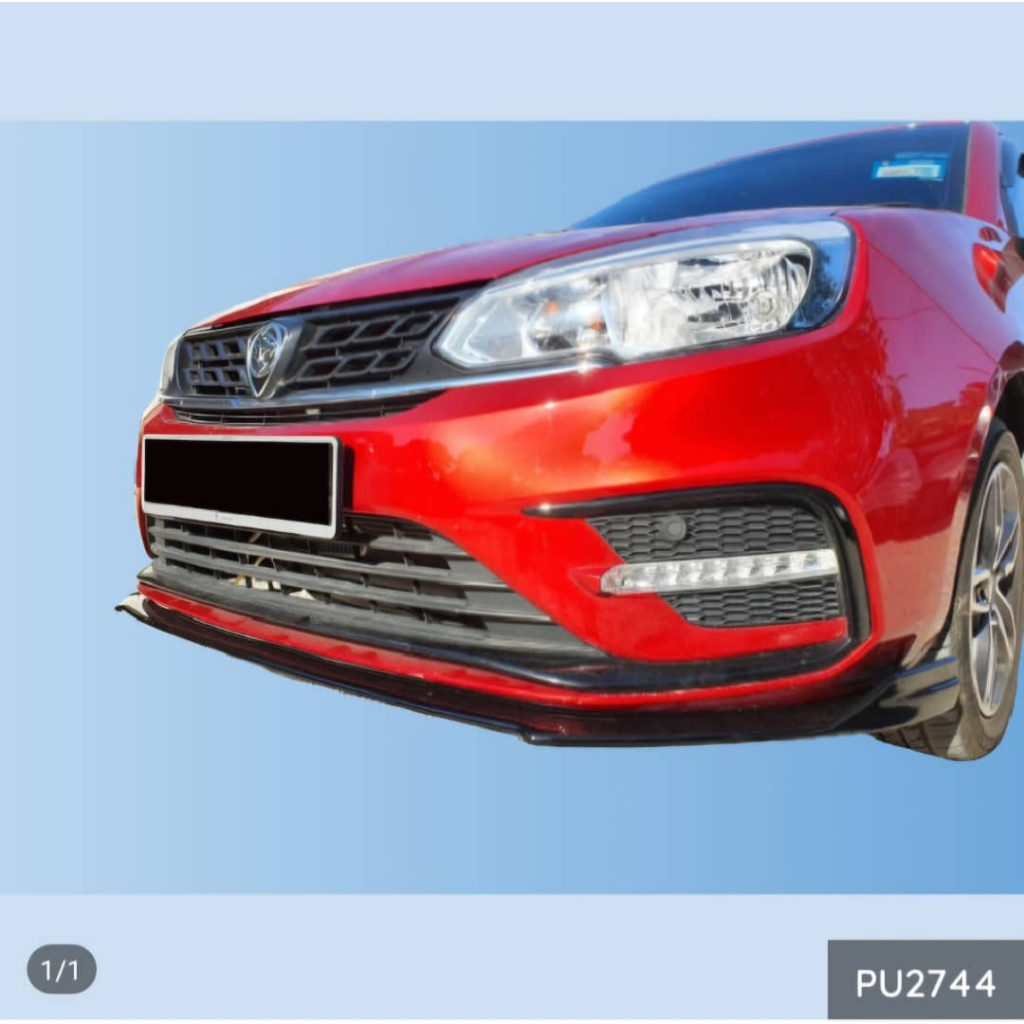 Proton Saga VVT 2019-2024 Front V-Lip PU With Paint | Shopee Malaysia