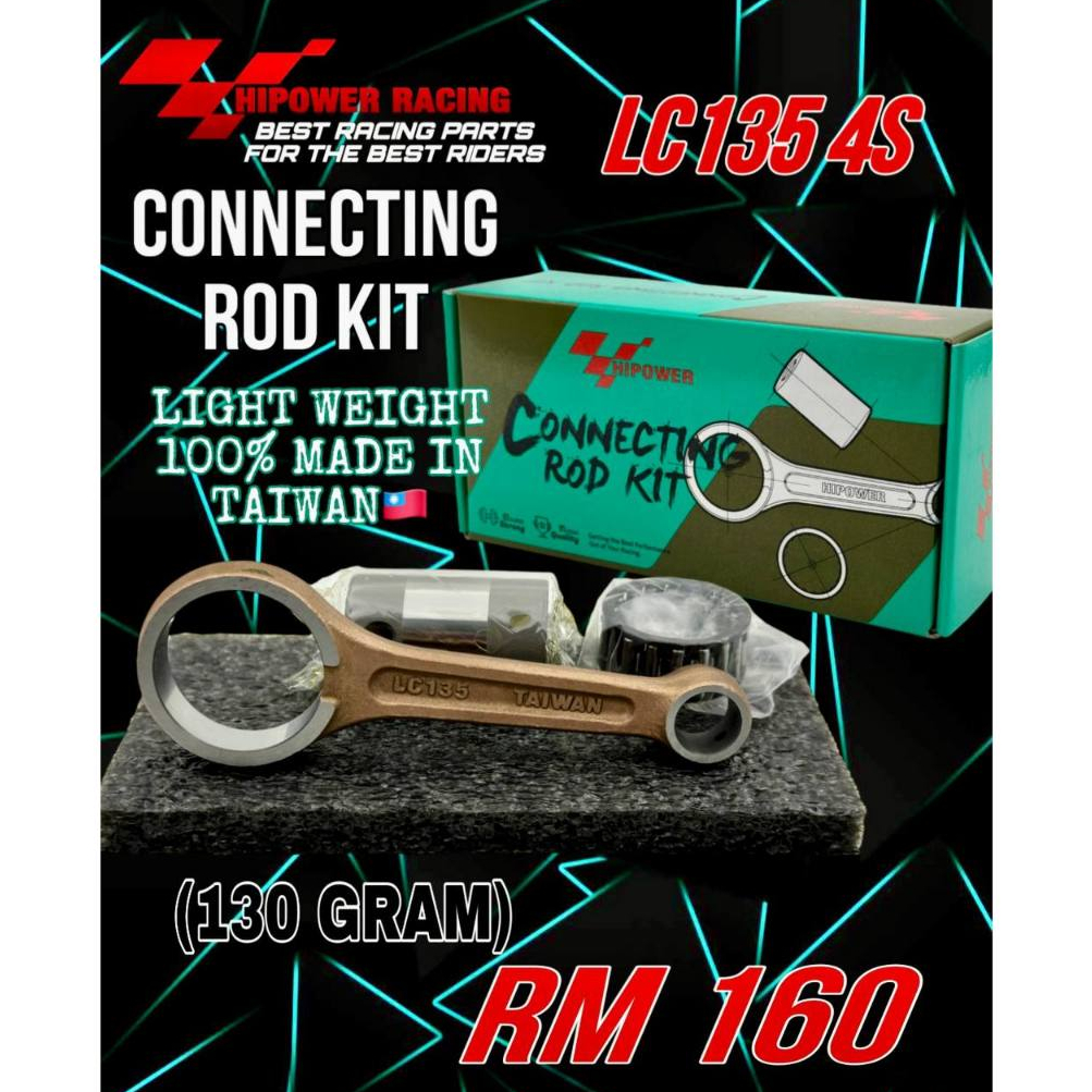 [ LIGHT WEIGHTS CON ROD ] 130GRAM HIPOWER CON ROD CONNECTING STD SIZE ...