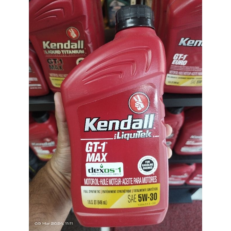 Kendall GT-1 Max Fully Synthetic 5w30 Dexos1 1 Gen3 (1Q/2Q/3Q/4Q/5Q/6Q/7Q/8Q) | Shopee Malaysia