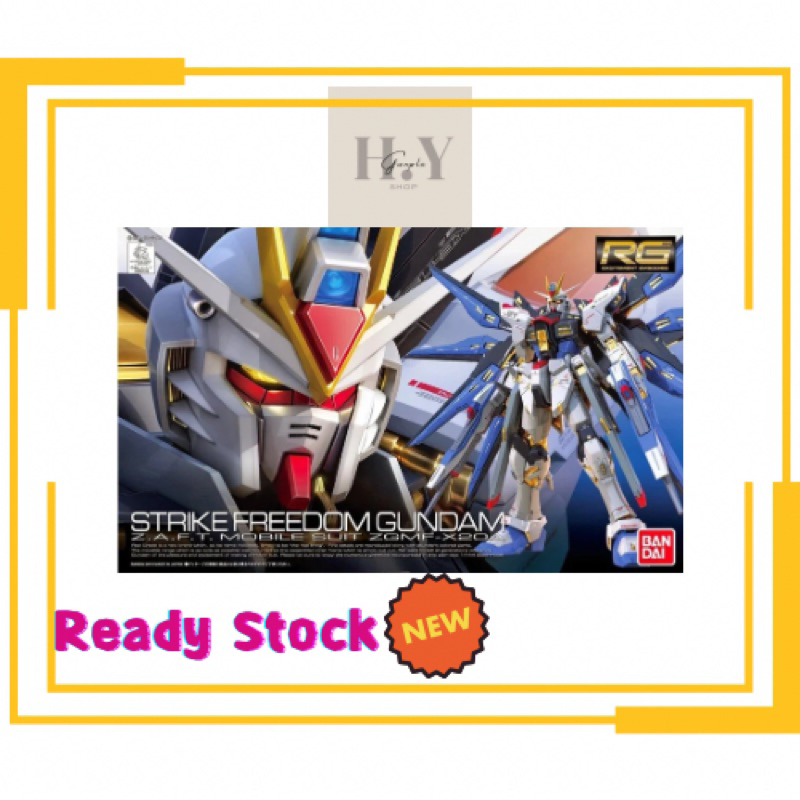BANDAI [RG] 1/144 STRIKE FREEDOM GUNDAM | Shopee Malaysia