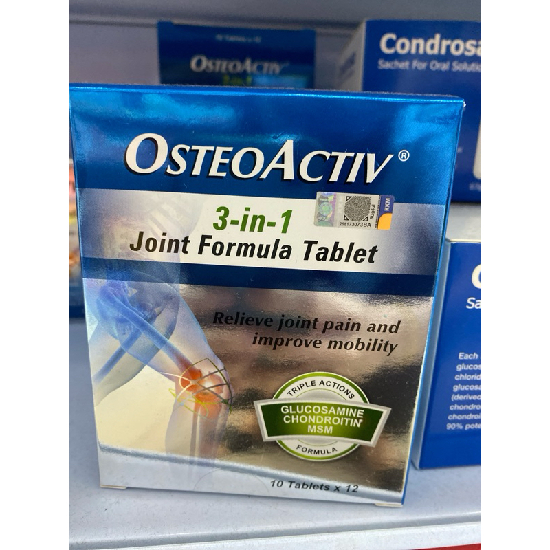 OsteoActiv 3-in-1 joint formula tablet (120’s) | Shopee Malaysia