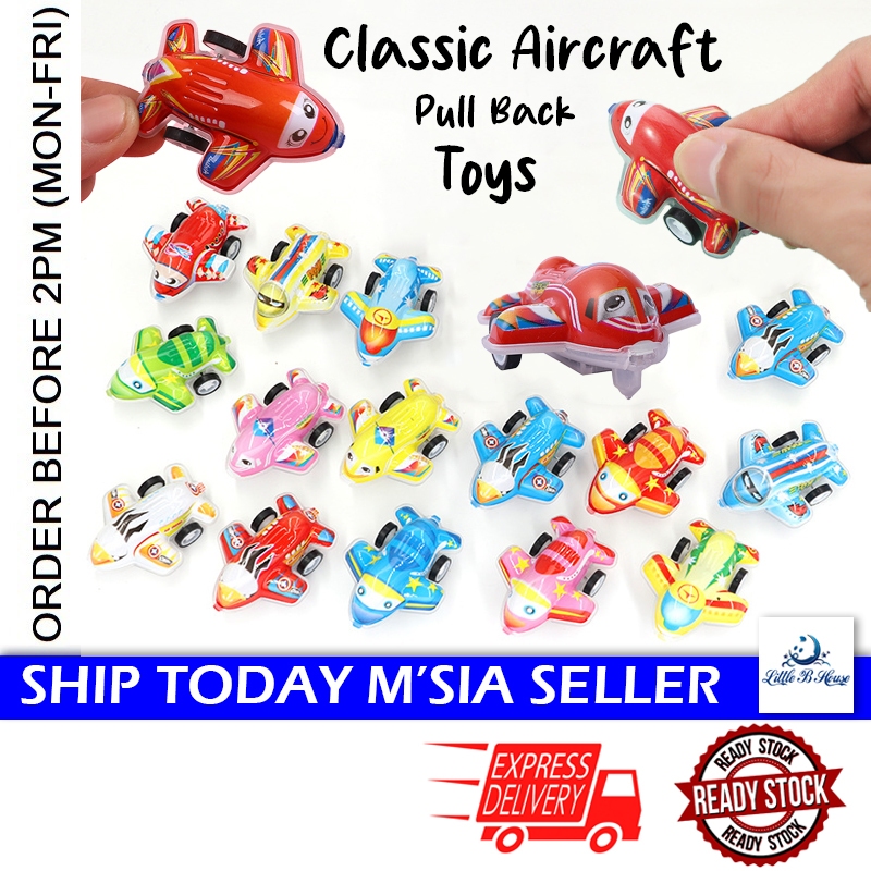 [Little B House] Mini Plane Toy Pull-back Airplane Toy Mini Toy Free ...