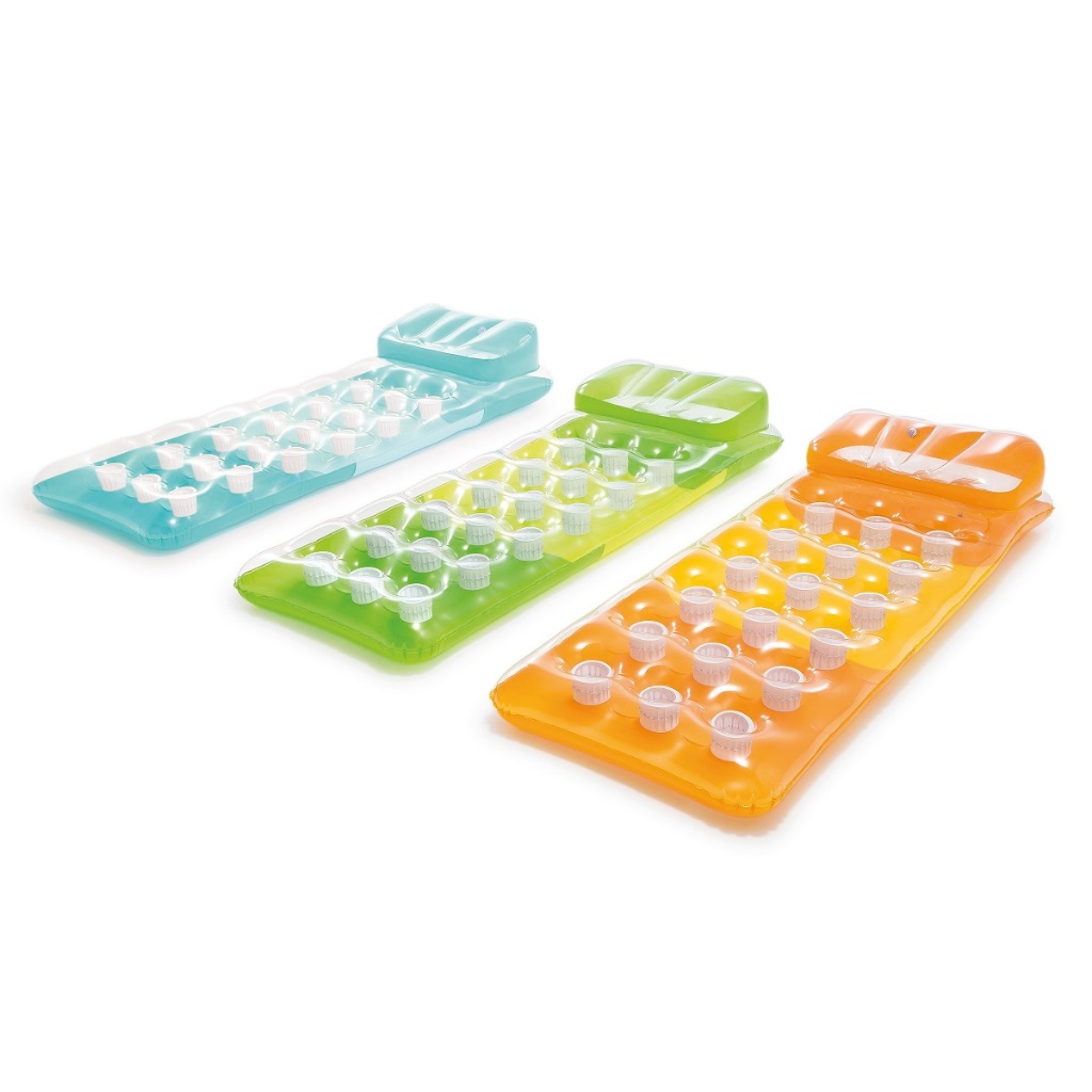 INTEX 18-Pocket Fashion Inflatable Floating Mats IT 58890NP | Shopee ...