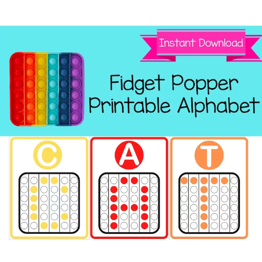 PDF] 089- Popper Alphabet Activity Printable Montessori Toddler ...