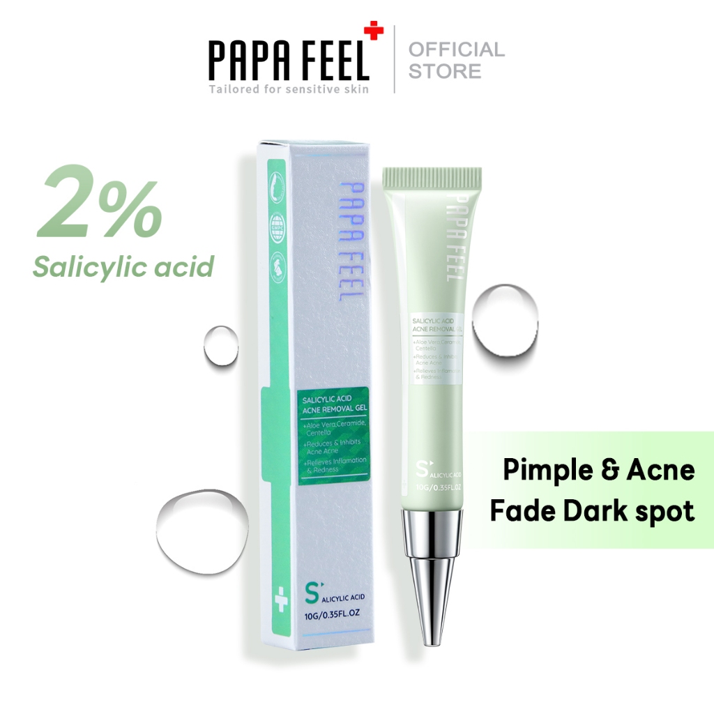 PAPA FEEL Salicylic Acid Acne Treatment Gel Calm Acne Anti AcneCalm ...