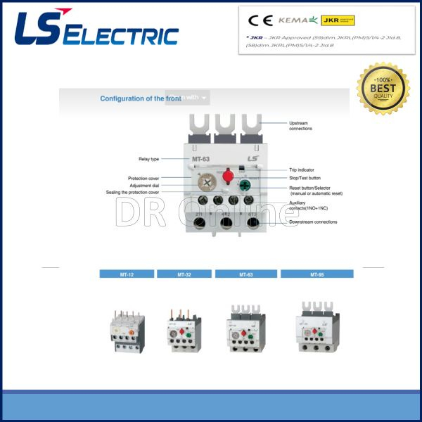 LS OVERLOAD RELAY AC METASOL 18A - 65A ~ FOR MC-50A-MC-60A, (MT-63 ...