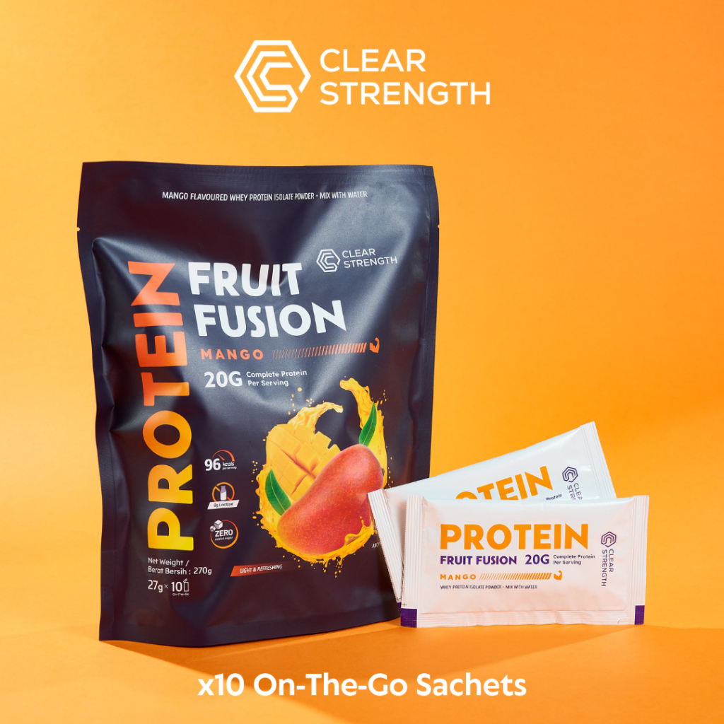 Clear Strength | Whey Protein Powder | Mango Flavour | 0g Lactose | 10x ...