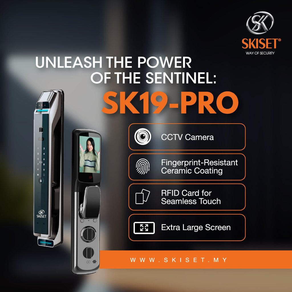 SKISET SMART DIGITAL LOCK SK-19 PRO | Shopee Malaysia
