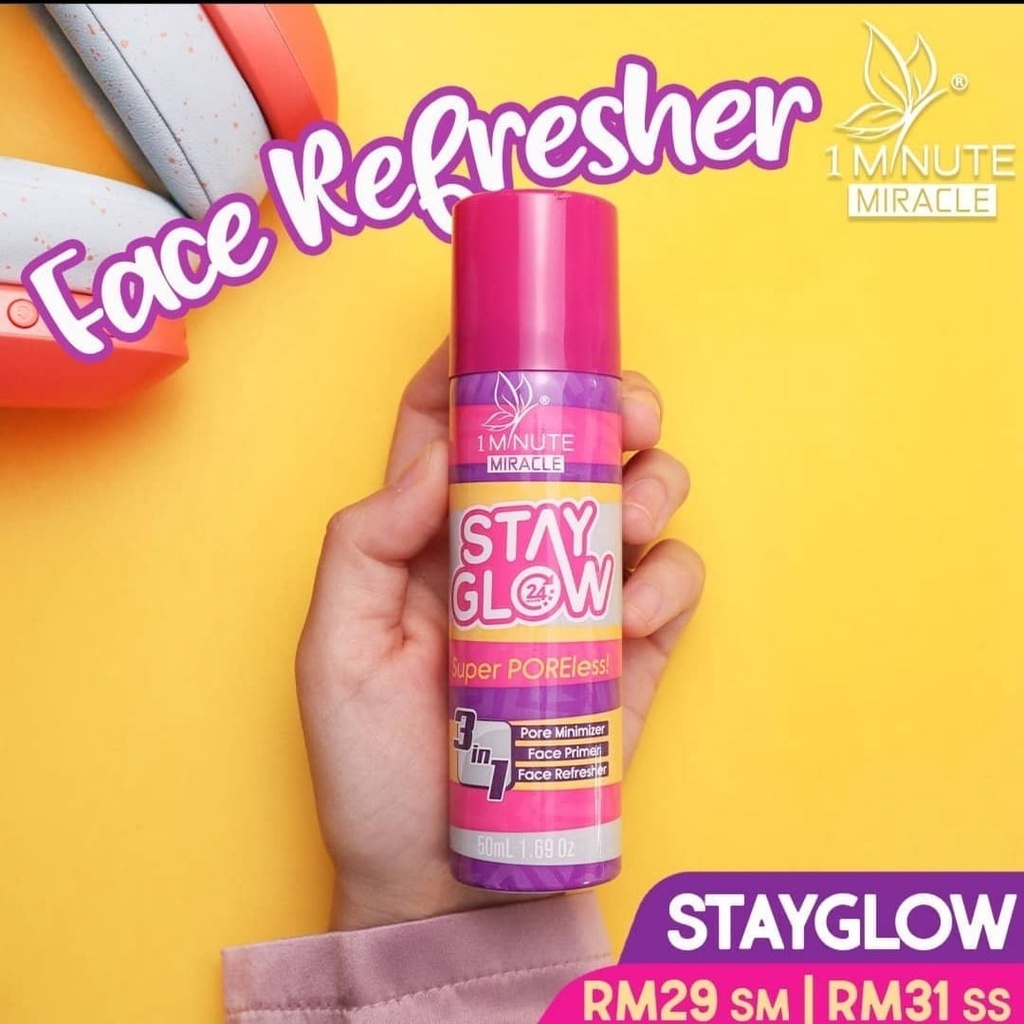 1MM - 1 MINUTE MIRACLE GLOW STAY GLOW SPRAY (50ML) | Shopee Malaysia
