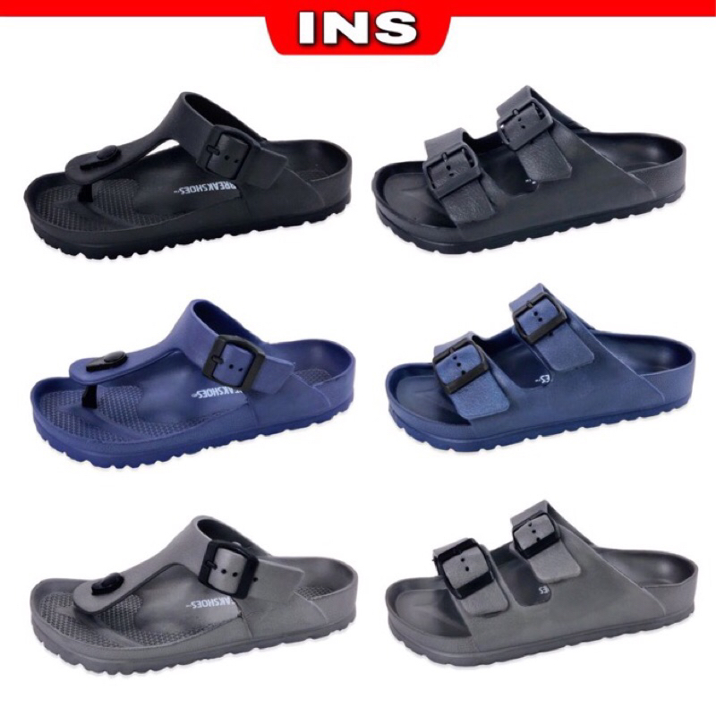 INS 💖 36-45 Unisex Breakshoes Lightweight Sandal Men Slipper Kasut ...