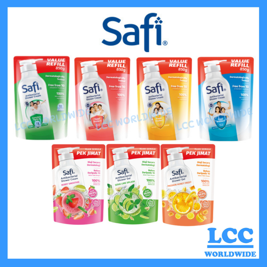 Safi Antibacterial Shower Cream Refill 750/850g | Shopee Malaysia