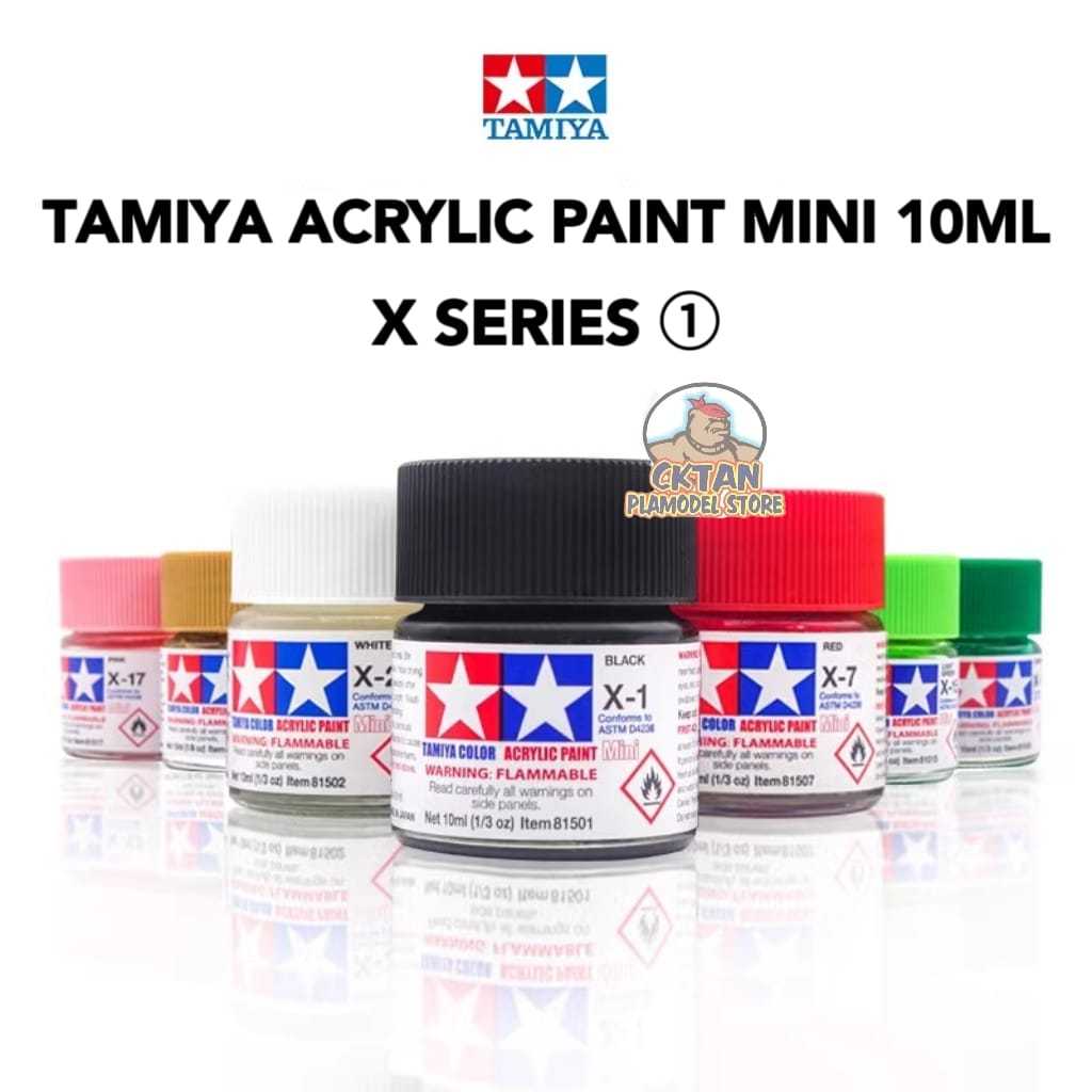 TAMIYA ACRYLIC PAINT MINI X1-X19 10ML (GLOSS) ① | Shopee Malaysia