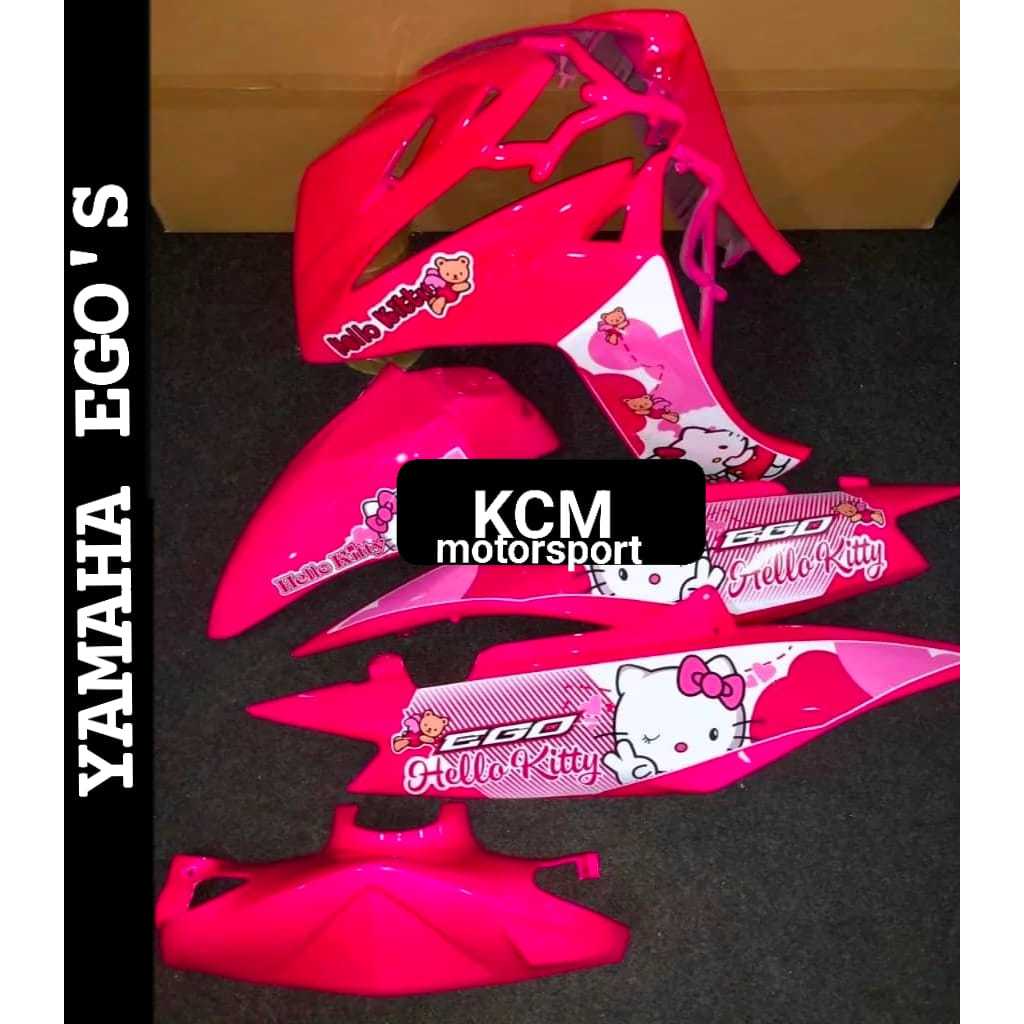 COVERSET YAMAHA EGO S / EGO S FI PINK HELLO KITTY | Shopee Malaysia