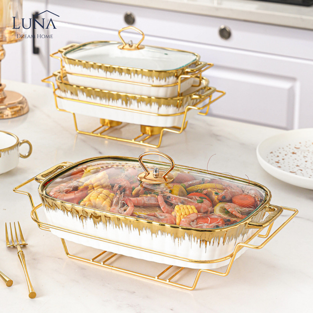 LUNA [Lux Serveware Platter] Hari Raya Dulang Seramik Hidangan Pembuka ...