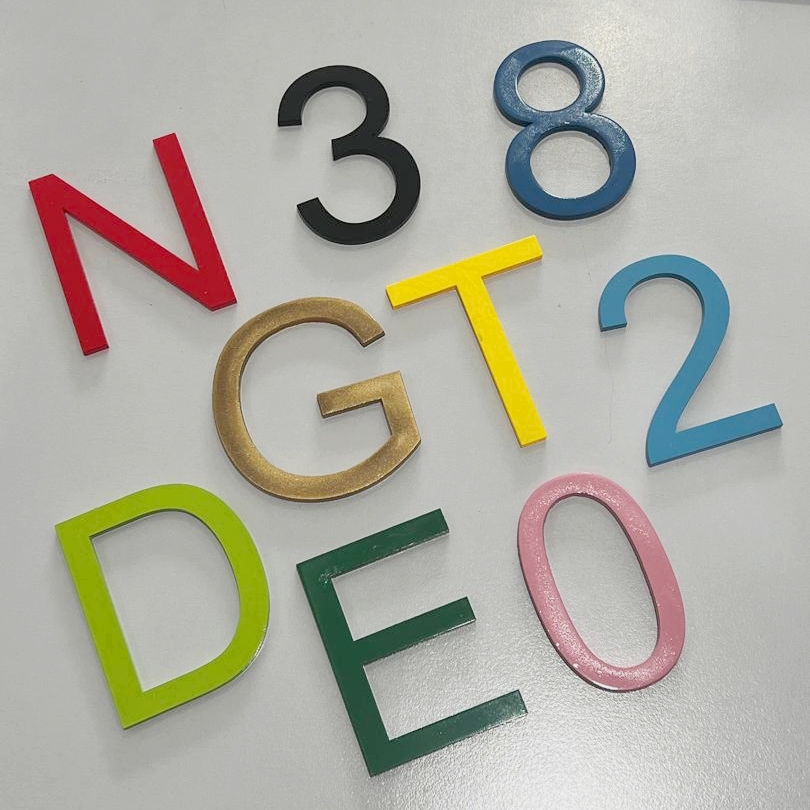 Acrylic Custom 3D Wording / Font / Alphabet Letter and number | Indoor ...