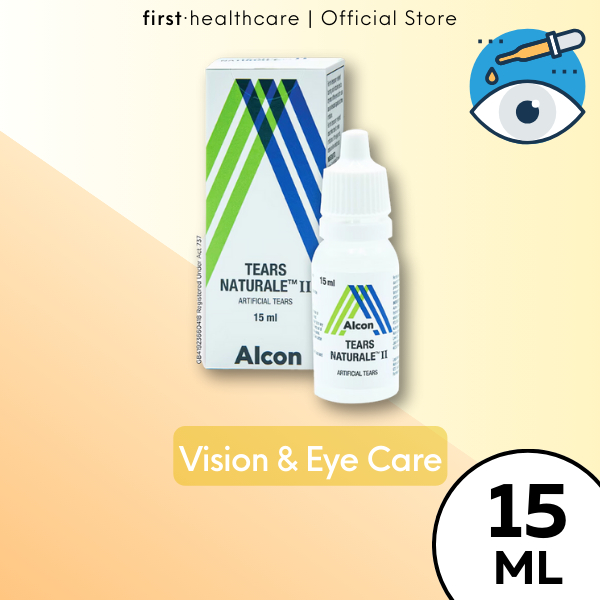 Alcon Tears Naturalle II 15ml Eye Drops Artificial Tears Mata Kering ...