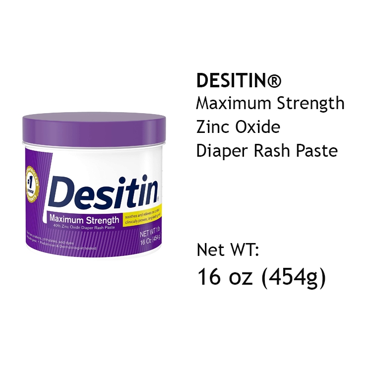 Desitin Maximum Strength Original Diaper Rash Paste Baby Nappy Cream ...