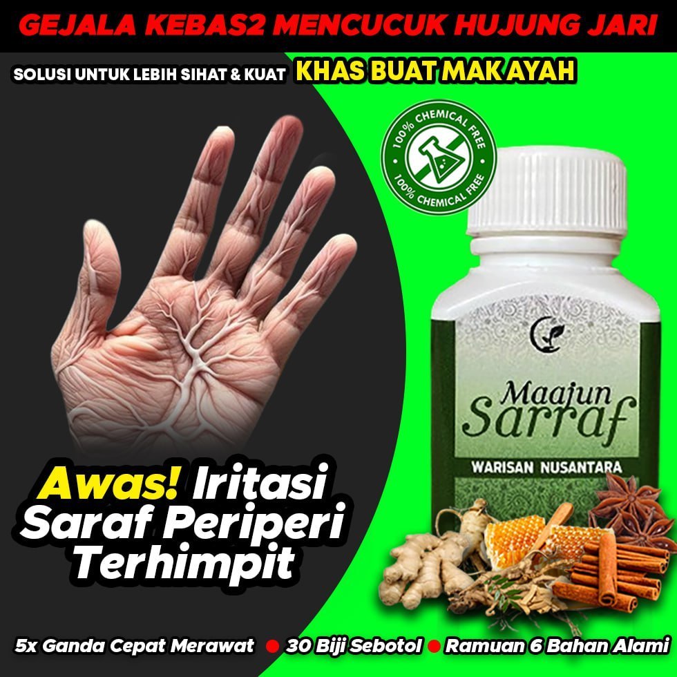 (Original HQ) Maajun Sarraf Warisan Nusantara Melegakan Sakit Lutut ...