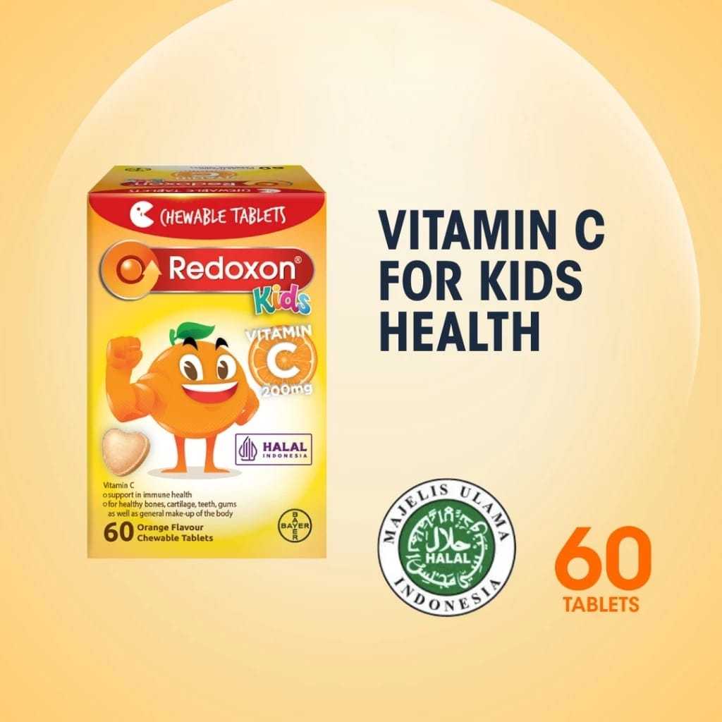 REDOXON KIDS PLAIN C CHEWABLE TABLET 60'S [EXP: 10/2025] | Shopee Malaysia