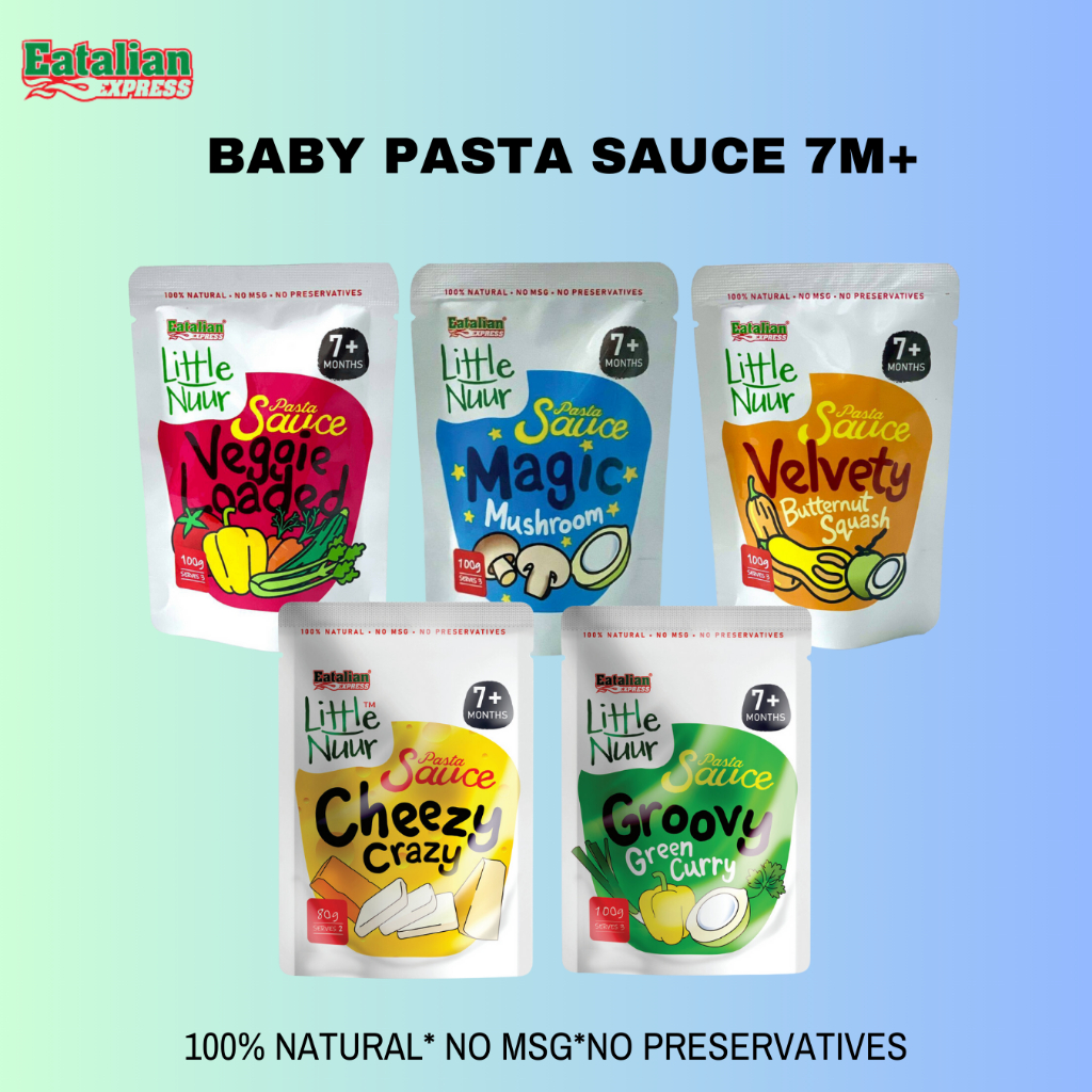 Eatalian Express Little Nuur Pasta Sauce (7m+) | Shopee Malaysia