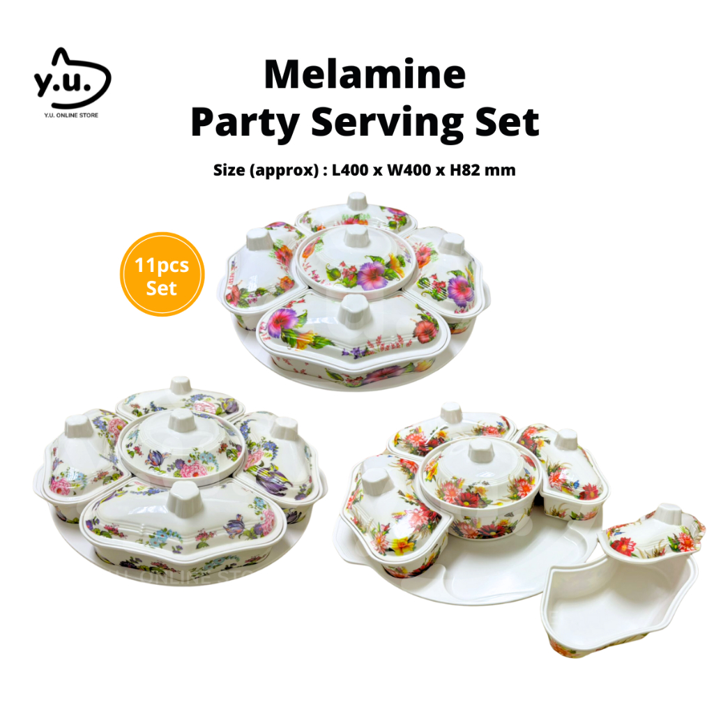 YU Online - Bufet Melamine Hidangan Lauk 35cm / Melamine 35cm Buffet ...