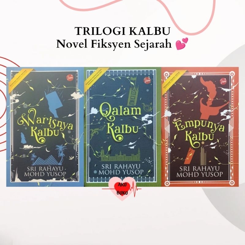 TRILOGI KALBU (Warisnya Kalbu | Qalam Kalbu | Empunya Kalbu) | Shopee ...