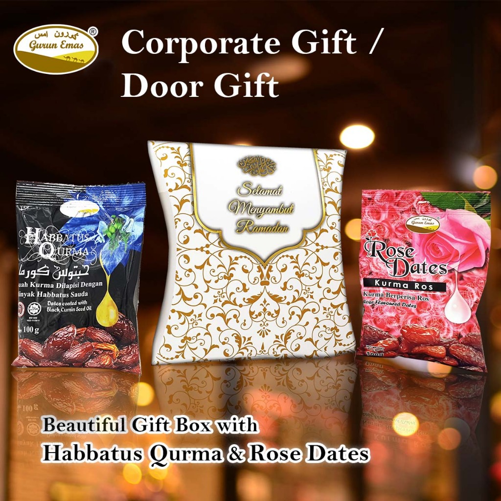 Corporate Raya Gift or Event Doorgift │Combo Pack with 2 Packs of Dates ...