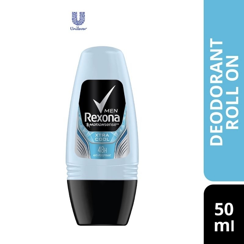 🔥CHEAPEST🔥Rexona Men Deodorant Roll On - Xtra Cool (50ml)🧔 | Shopee Malaysia