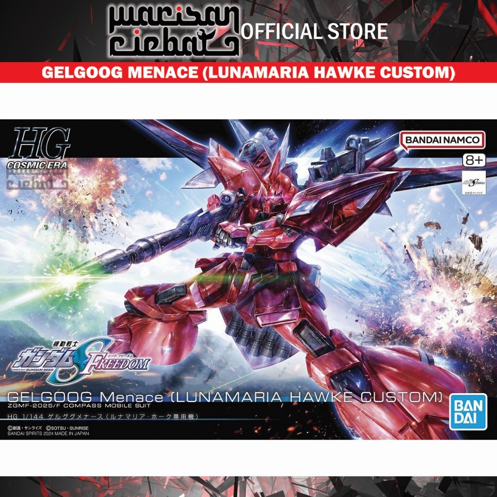 Bandai HG Cosmic Era 1/144 Gelgoog Menace (Lunamaria Hawke Custom ...
