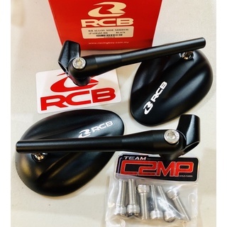 RCB S5 ALLOY SIDE MIRROR UNIVERSAL (BLACK) ORIGINAL RCB ALLOY SIDE ...