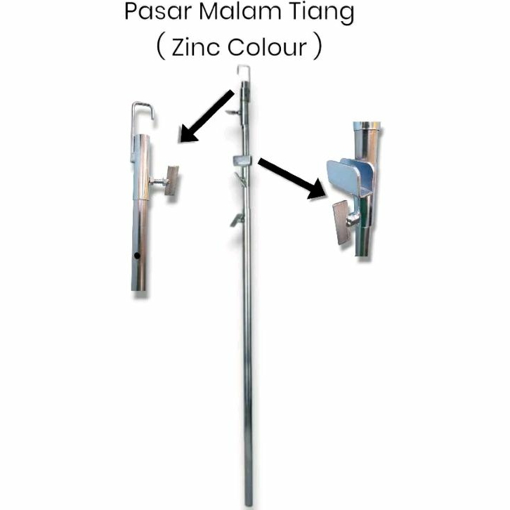 Tiang Canopy / Canopy Post Zinc Colour/ Canopy Stand / Tiang Canopy ...