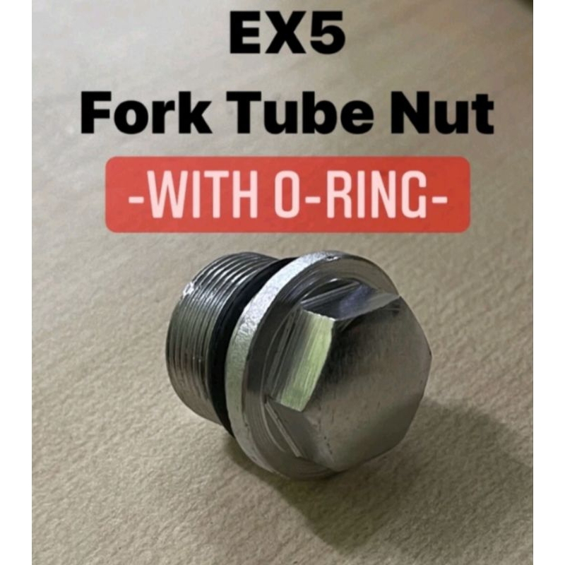HONDA EX5 FORK TUBE NUT + O RING // EX5 90123 BOLT FRONT FORK CAP SCREW ...
