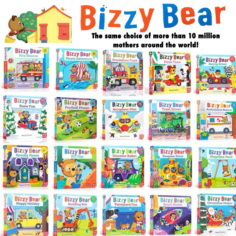 【MaryamBOOKS LIVE 11PM】 Bizzy Bear by Benji Davies Interactive Toddler Book Scan QR to Read ...