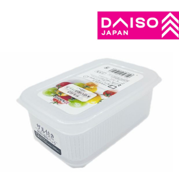 DAISO Food Container With Strainer | Shopee Malaysia