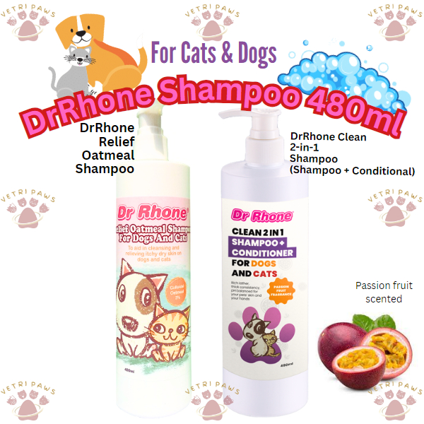 DR RHONE RELIEF OATMEAL SHAMPOO / 2 IN 1 SHAMPOO + CONDITIONER (480ML ...