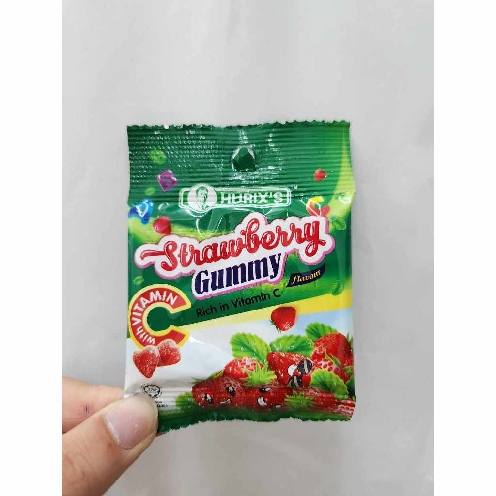 HURIX'S STRAWBERRY FLAVOUR GUMMY WITH VITAMIN C /PACK | Shopee Malaysia