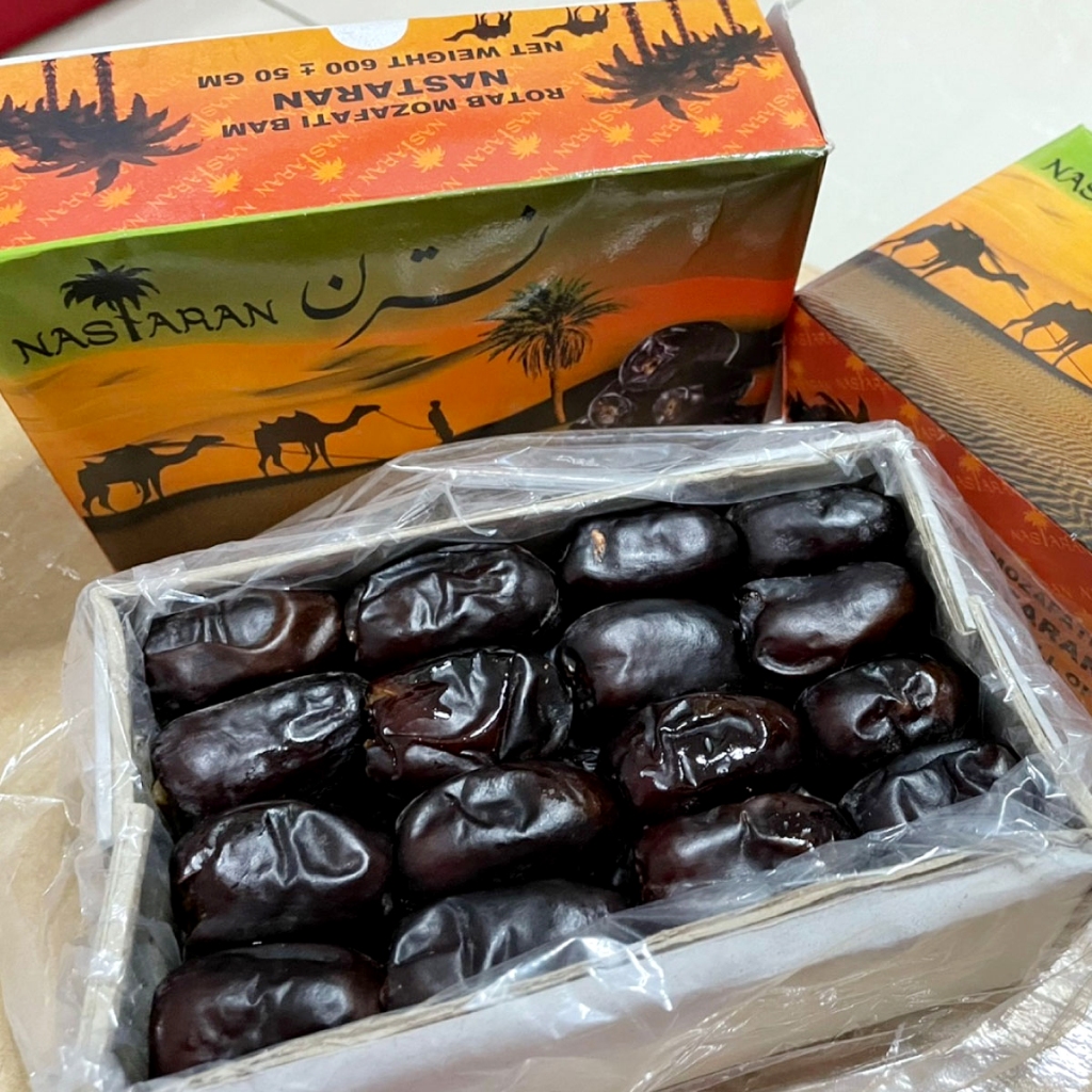 Nastaran Rotab Mozafati Dates (600g) Kurma/ Buah Kurma/ Natural Rotab ...
